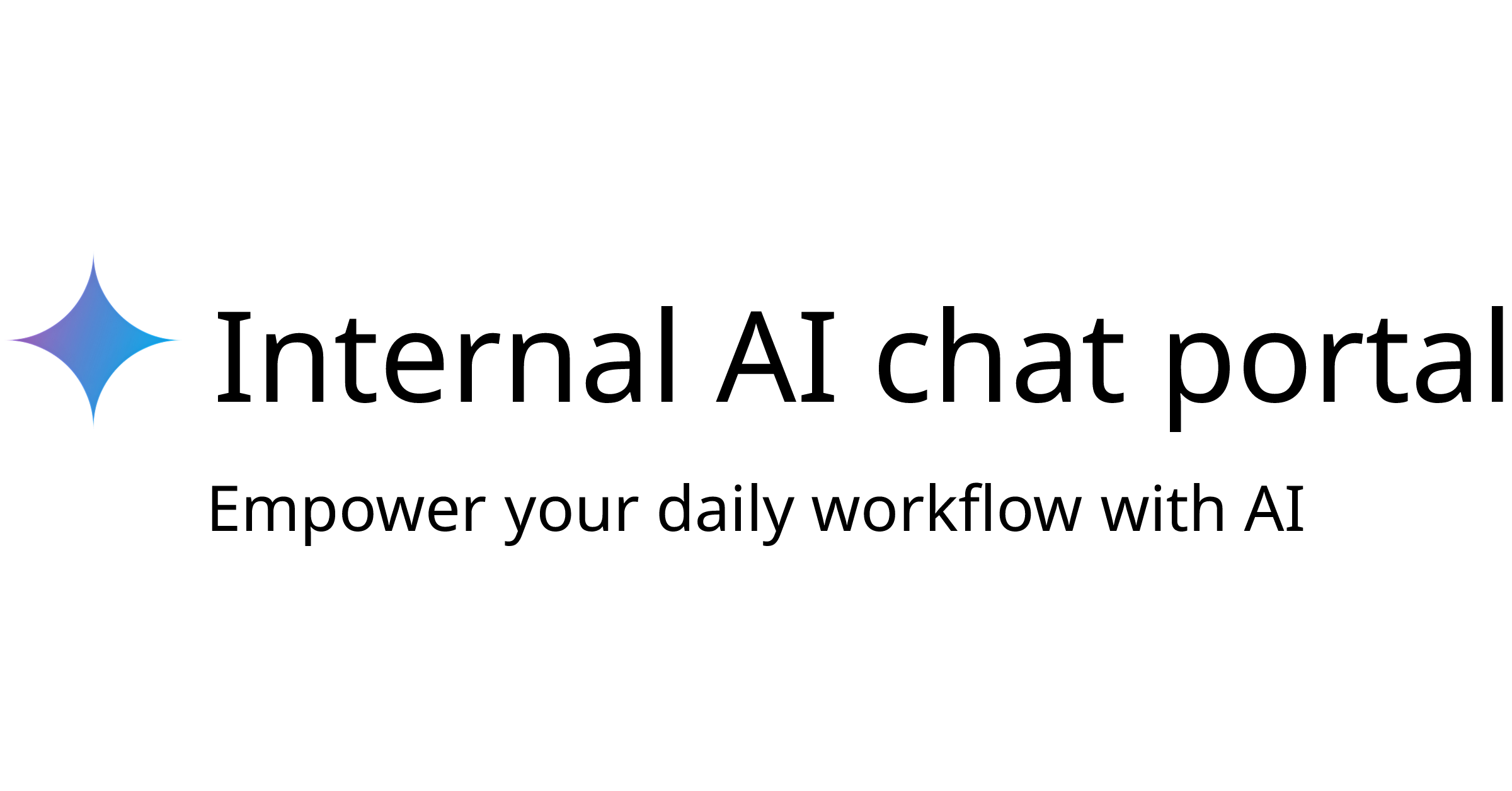 Internal AI chat portal – Empower your daily workflow with AI