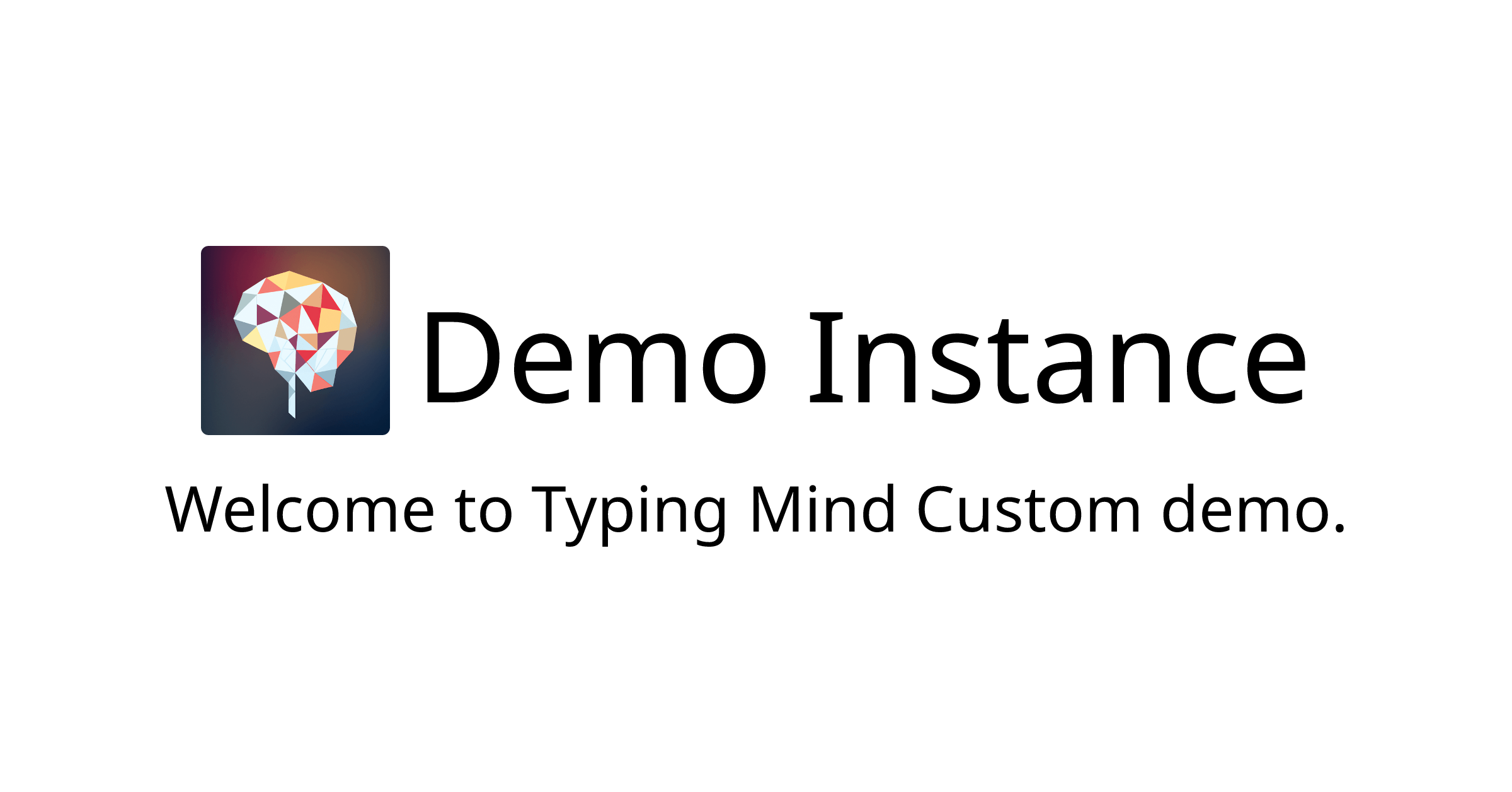 Demo Instance – Welcome to Typing Mind Custom demo.